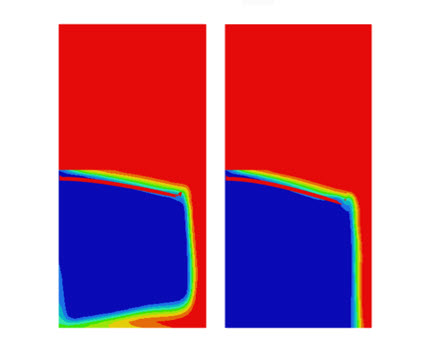 RD-HM-T: 1050 Fluid Flow through Rubber Clapper Valve using HyperMesh
