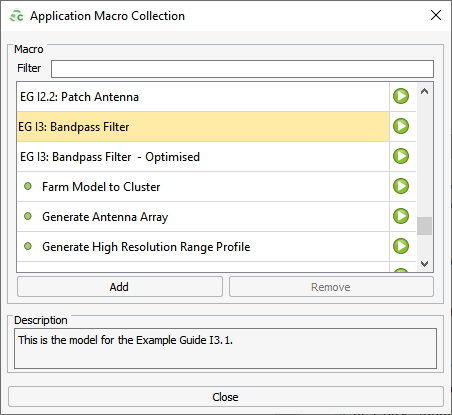 Optimising the Bandpass Filter with HyperStudy Using a POSTFEKO Session