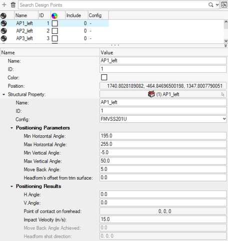 FMVSS 201 U – 上部内側の頭部衝撃