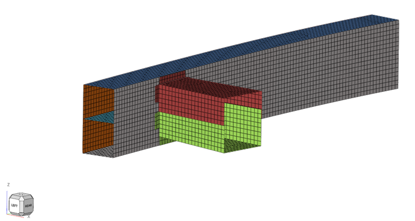 RD-HM-T: 1020 Front Impact Bumper Model