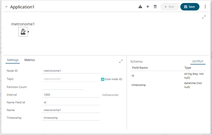 Adding a Metronome Input Operator